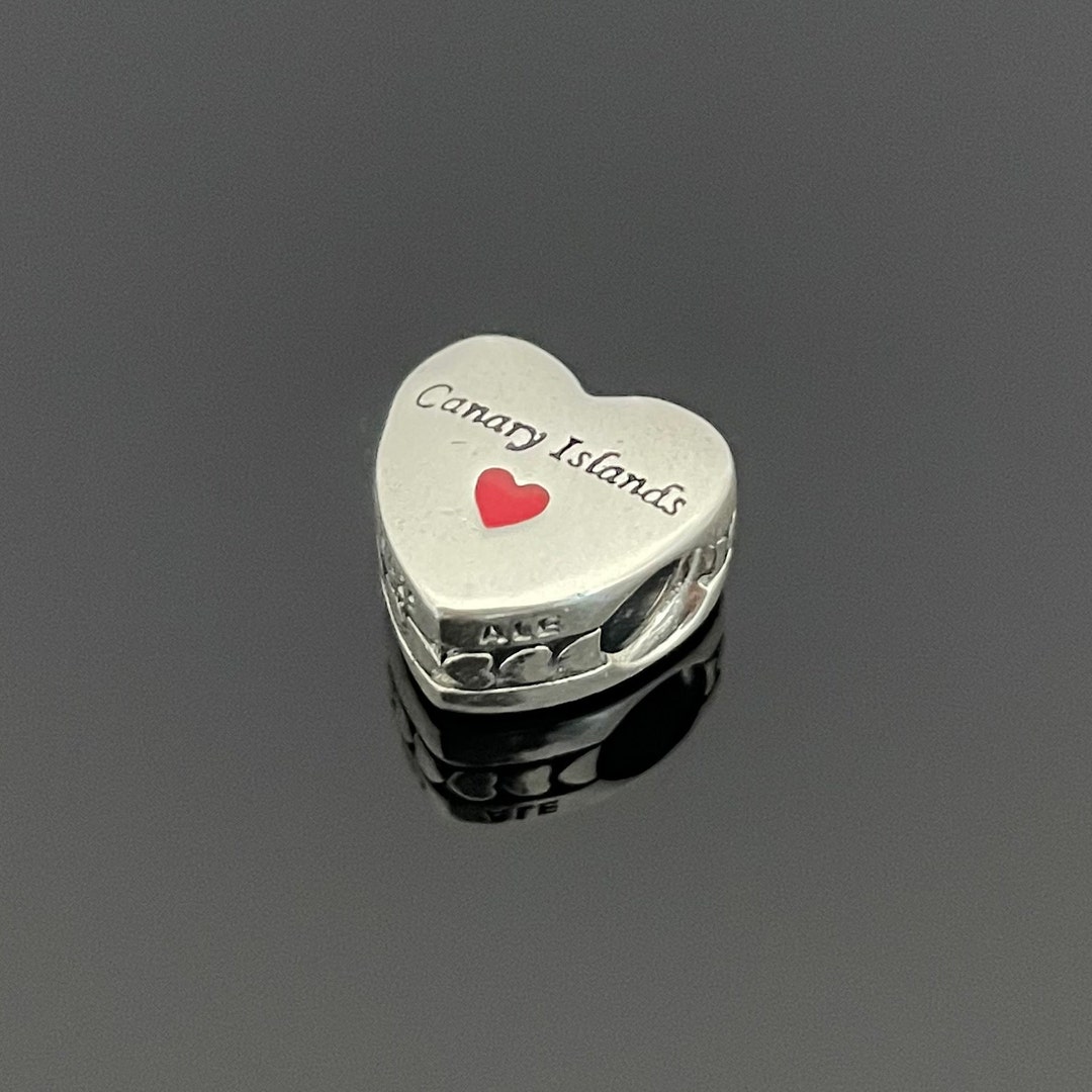 Pandora Canary Islands Sterling Silver Charm | Charm for Bracelet and ...