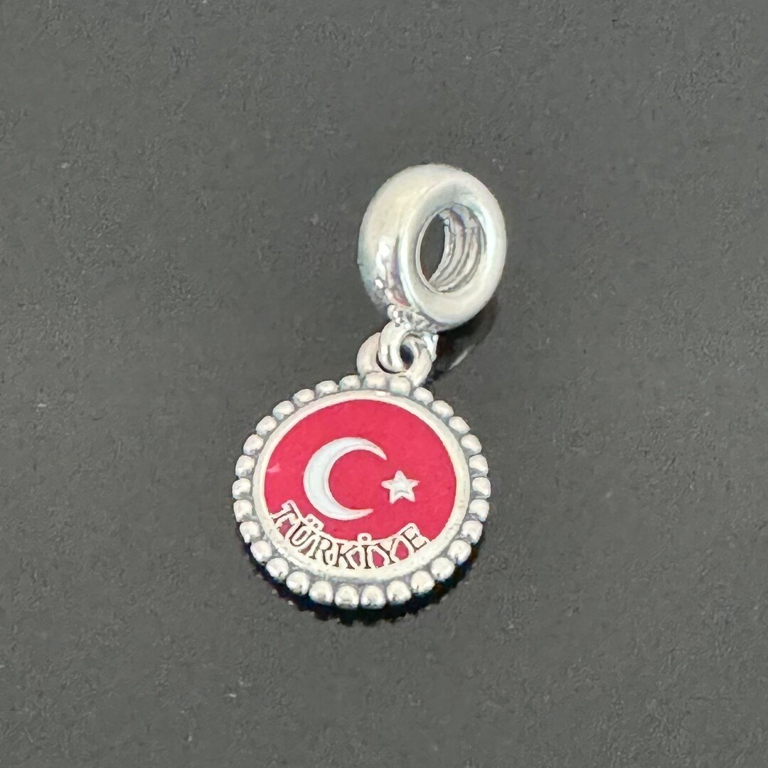 Pandora Turkiye Flag Dangle Charm | 925 Jewelry | Women Jewelry ...