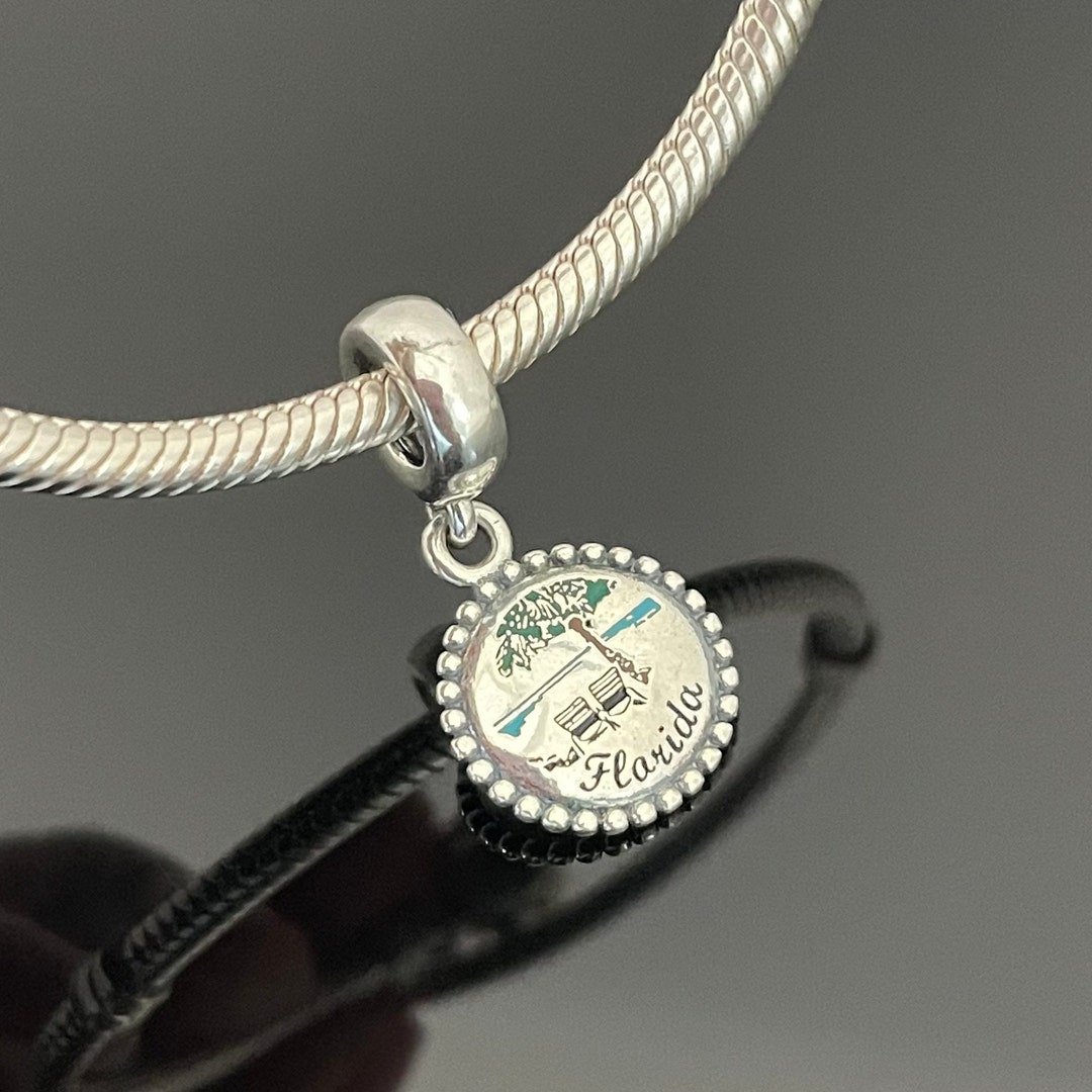 Pandora Florida Exclusive Charm Beach Travel Vacation Charm|925 Jewelry ...