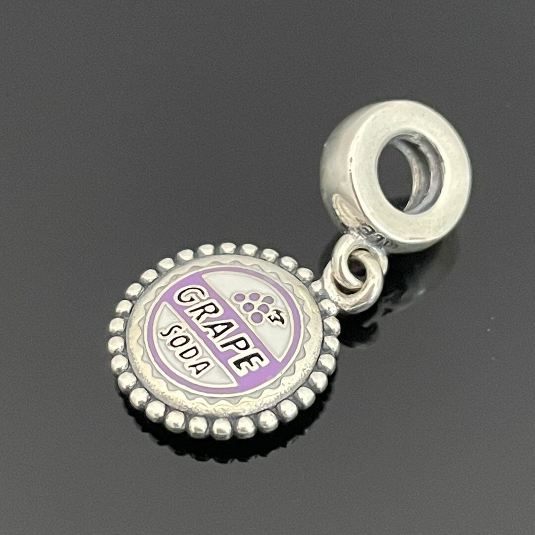 Pandora up Grape Soda Badge Dangle Charm Featuring - Etsy