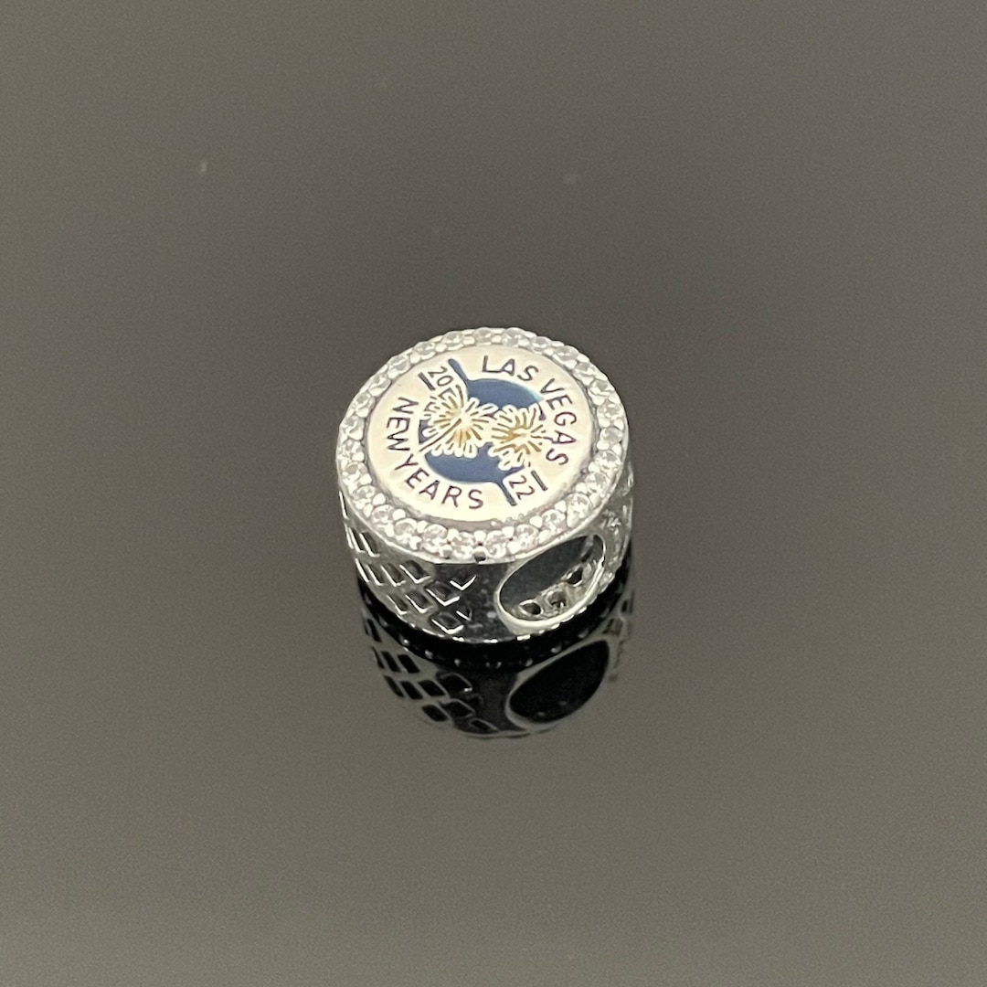 Pandora Las Vegas Bead Charm |new Years Champagne Flutes Bead ...