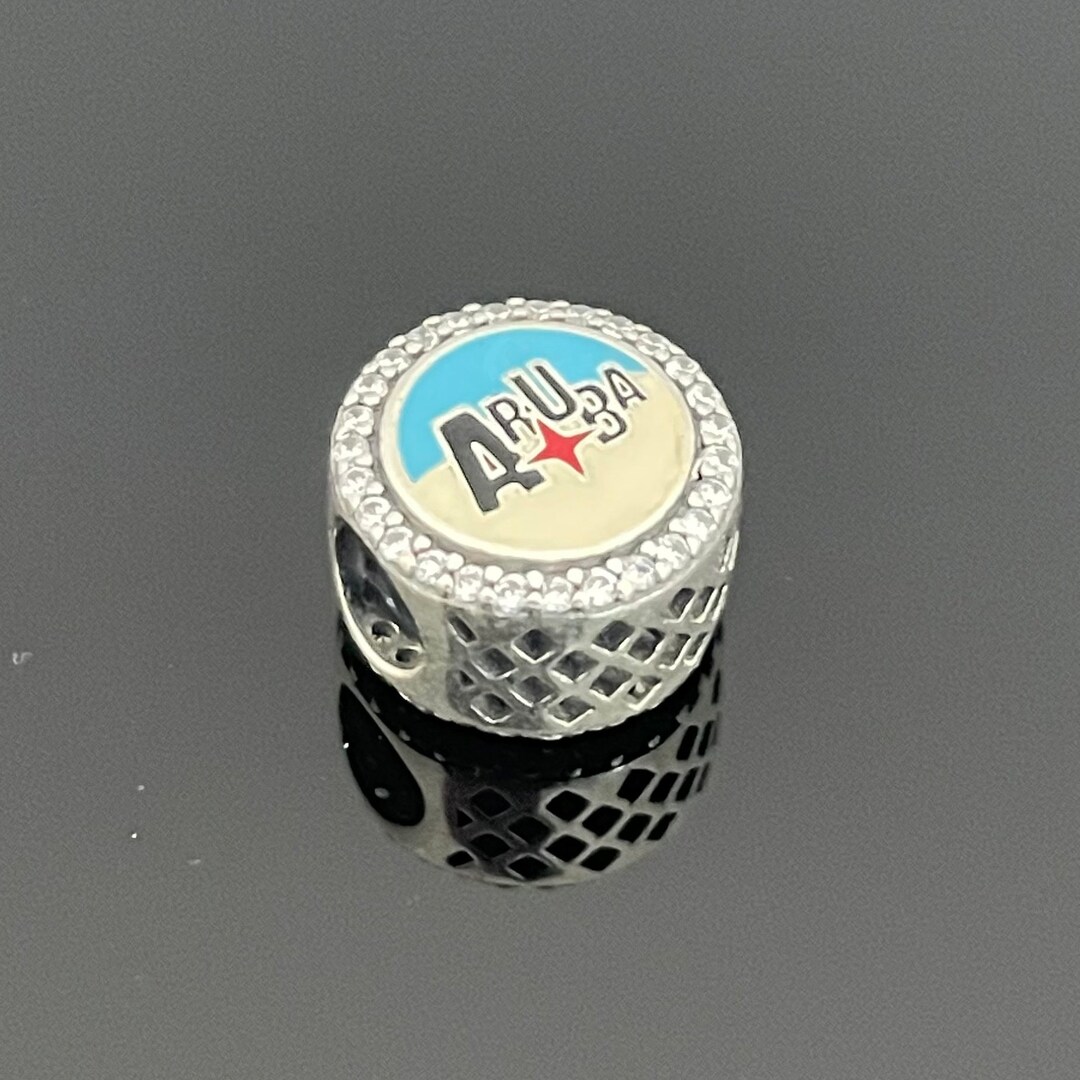 Pandora Aruba Flag Exclusive Dangle Charm Pendant | Charm for Bracelet ...