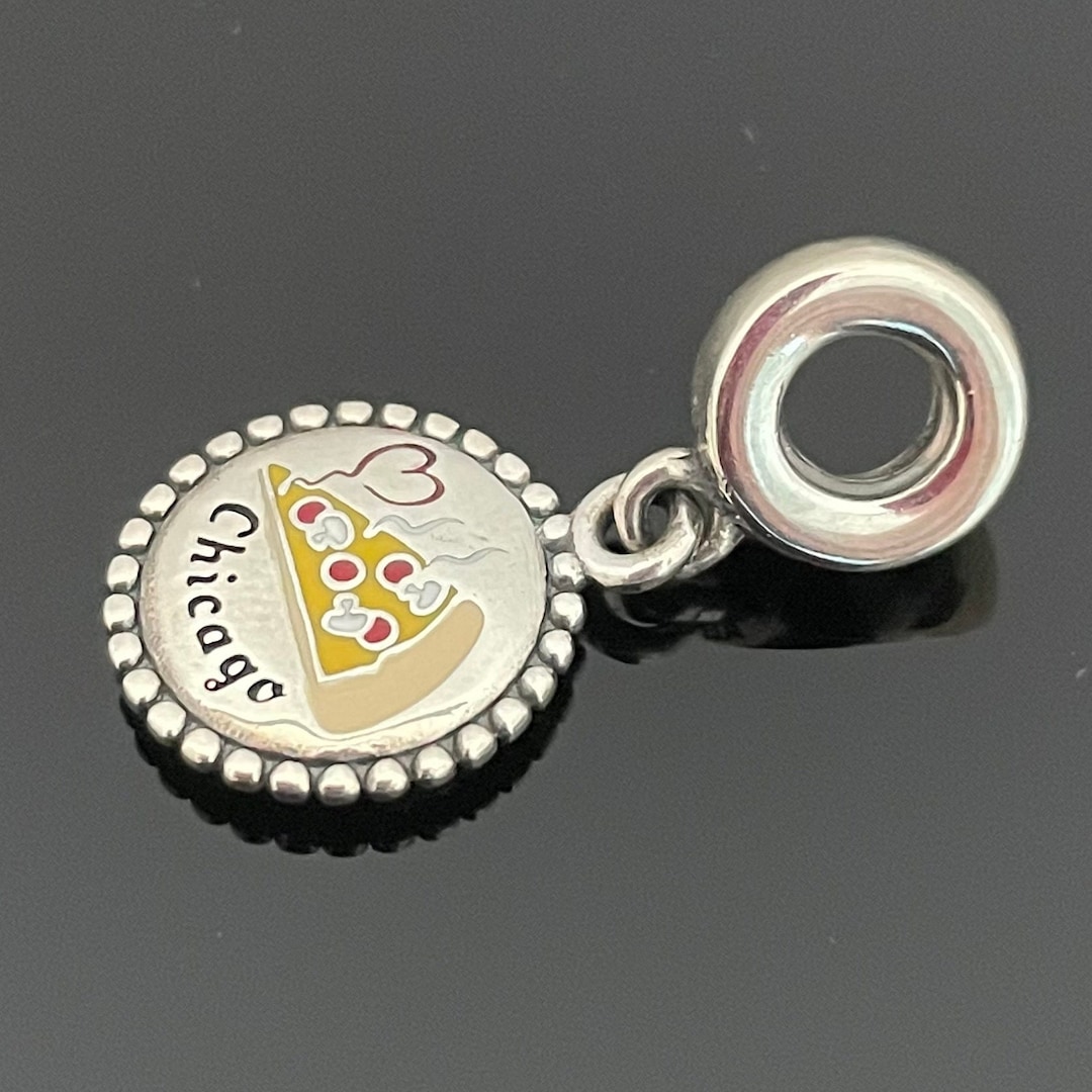Pandora Chicago Pizza Charm Exclusive Charm Dangle Pendant, S 925 ...