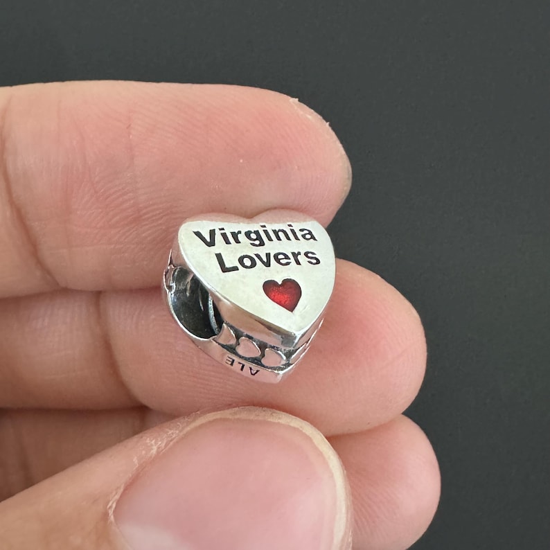 Mother's Day Gift | Pandora Virginia Lovers Heart Charm |authentic ...
