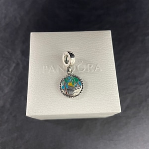 Pandora Engraved Bahamas Color Beach Coconut Trees Exclusive Charm ...