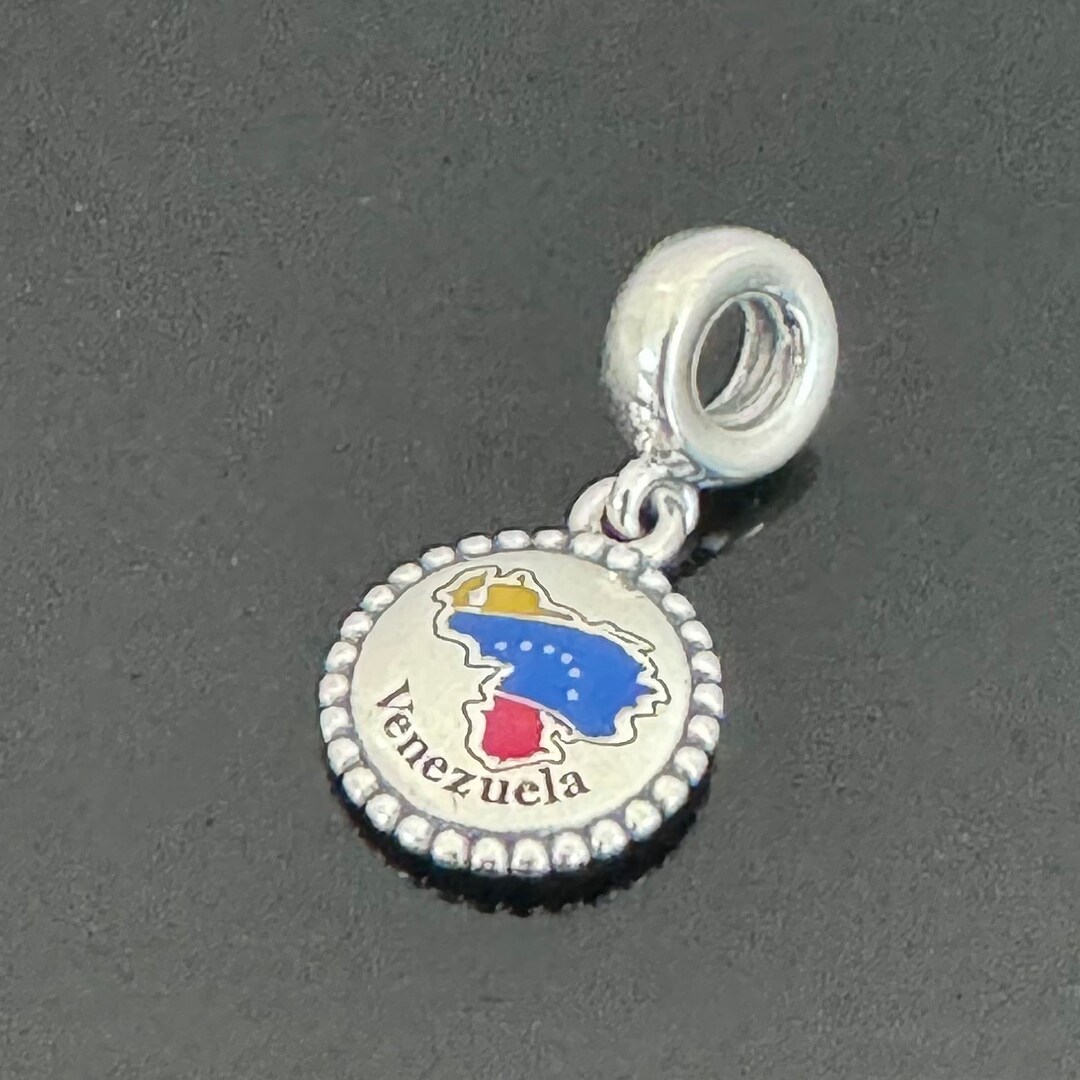 Authentic Pandora Charm |pandora Venezuela MAP Dangle Charm| Pandora ...