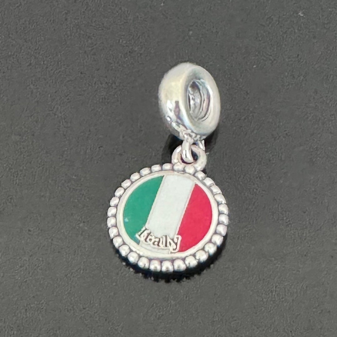 Pandora Charm Pandora Italy Flag Exclusive Dangle Charm women Jewelry ...