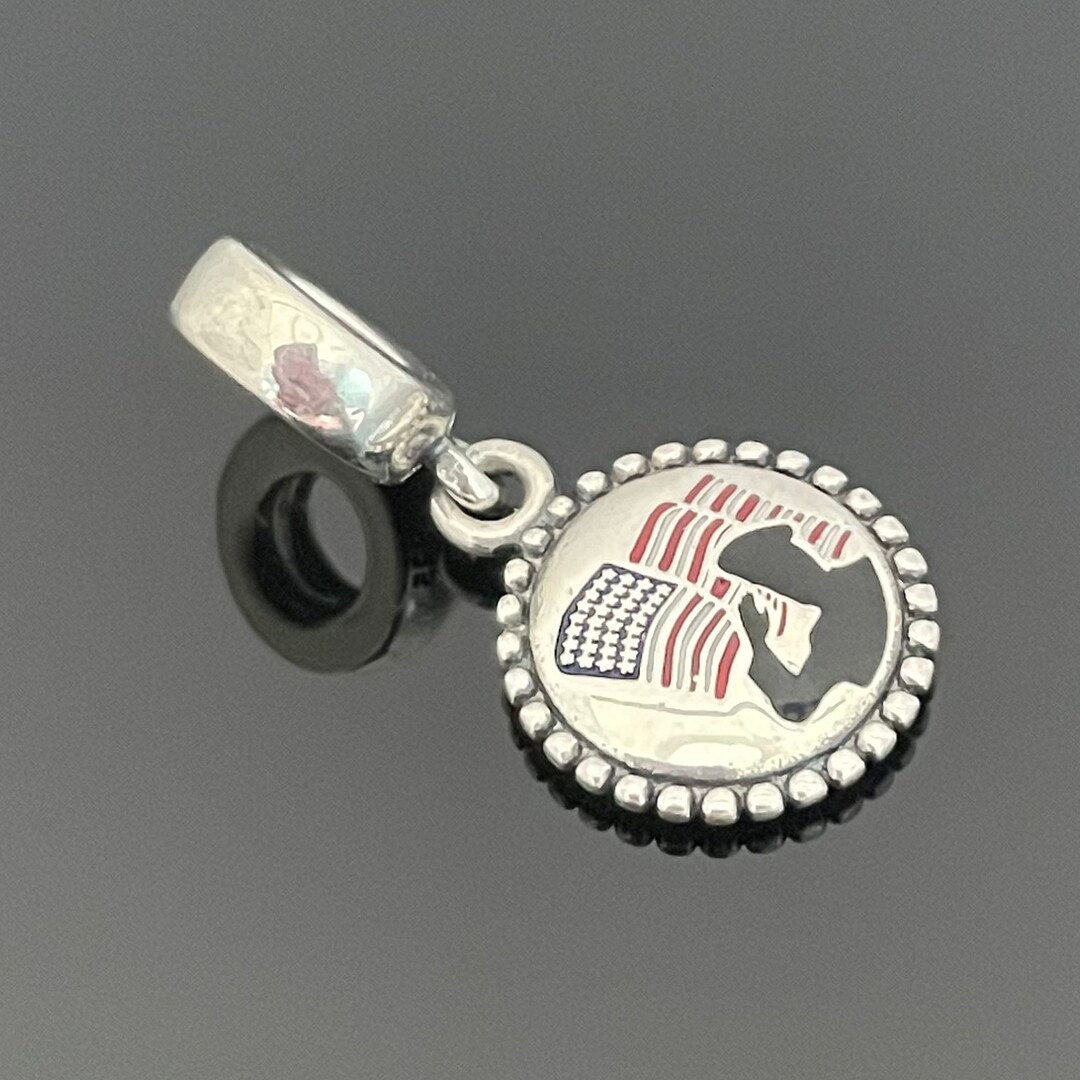 Pandora American Police Charm, 925 Sterling Silver Jewelry,christmas ...