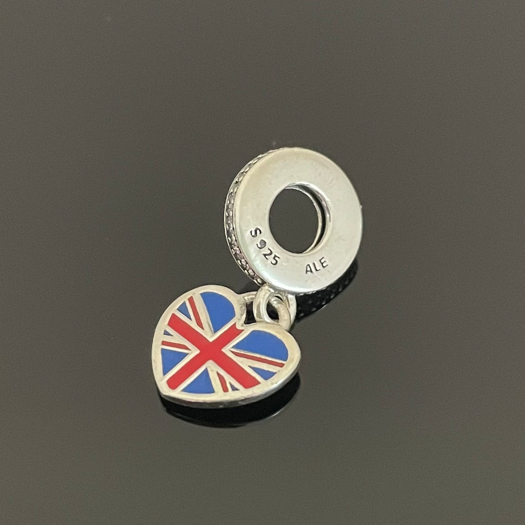 Authentic Pandora | Pandora England Flag Exclusive Charm Dangle Charm ...