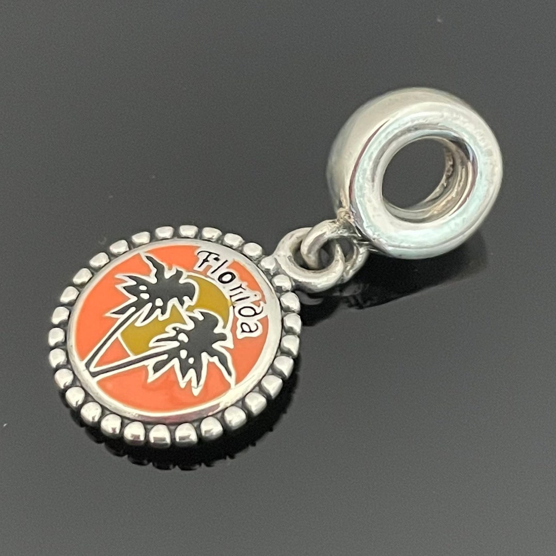 Pandora Florida Travel Location City Dangle Charm With Gift Box ...