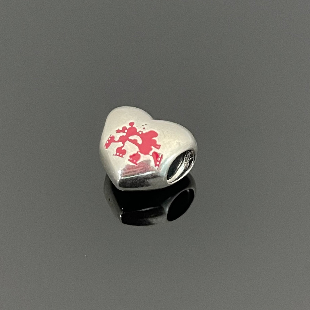 Pandora Mickey & Minnie Love Charm | Pandora Heart Charm for Bracelets ...