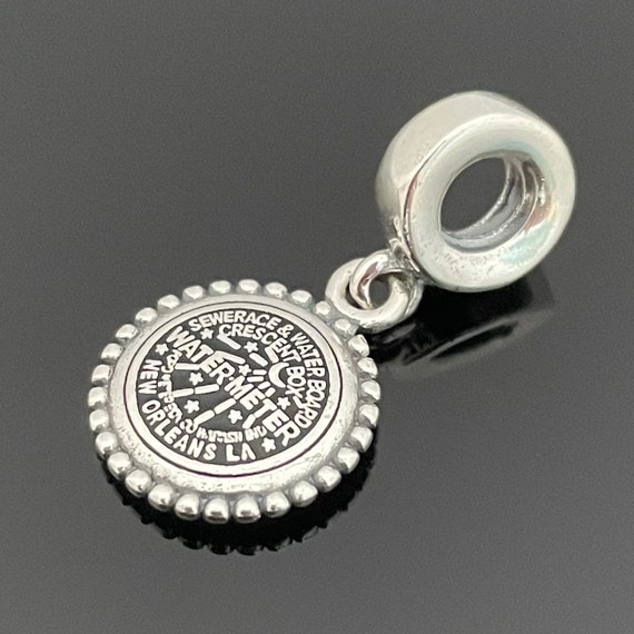 Pandora Sterling Silver New Orleans Water Meter Manhole Cover Dangle Charm 925 Jewelry Women Jewelry Charms for Bracelet Gift for Her Etsy
