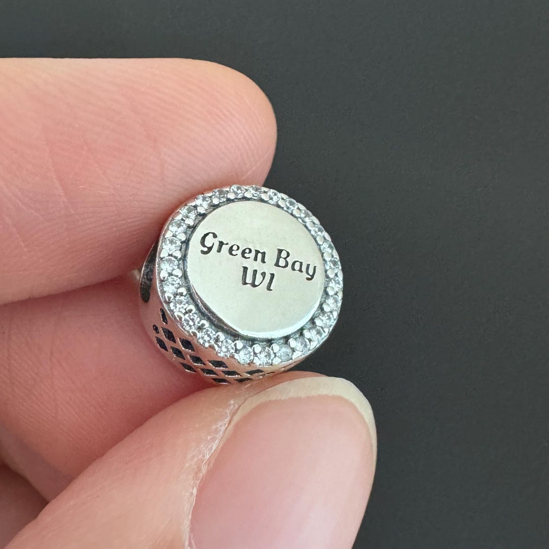 Authentic Pandora |exclusive Pandora Green Bay Bead Charm |pandora ...