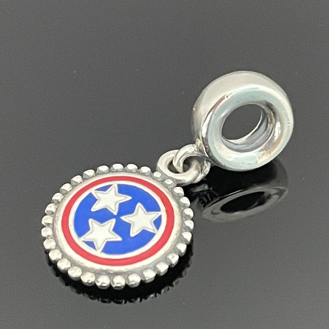 Pandora Tennessee Flag Charm | Personalized Gift | Charm for Pandora ...