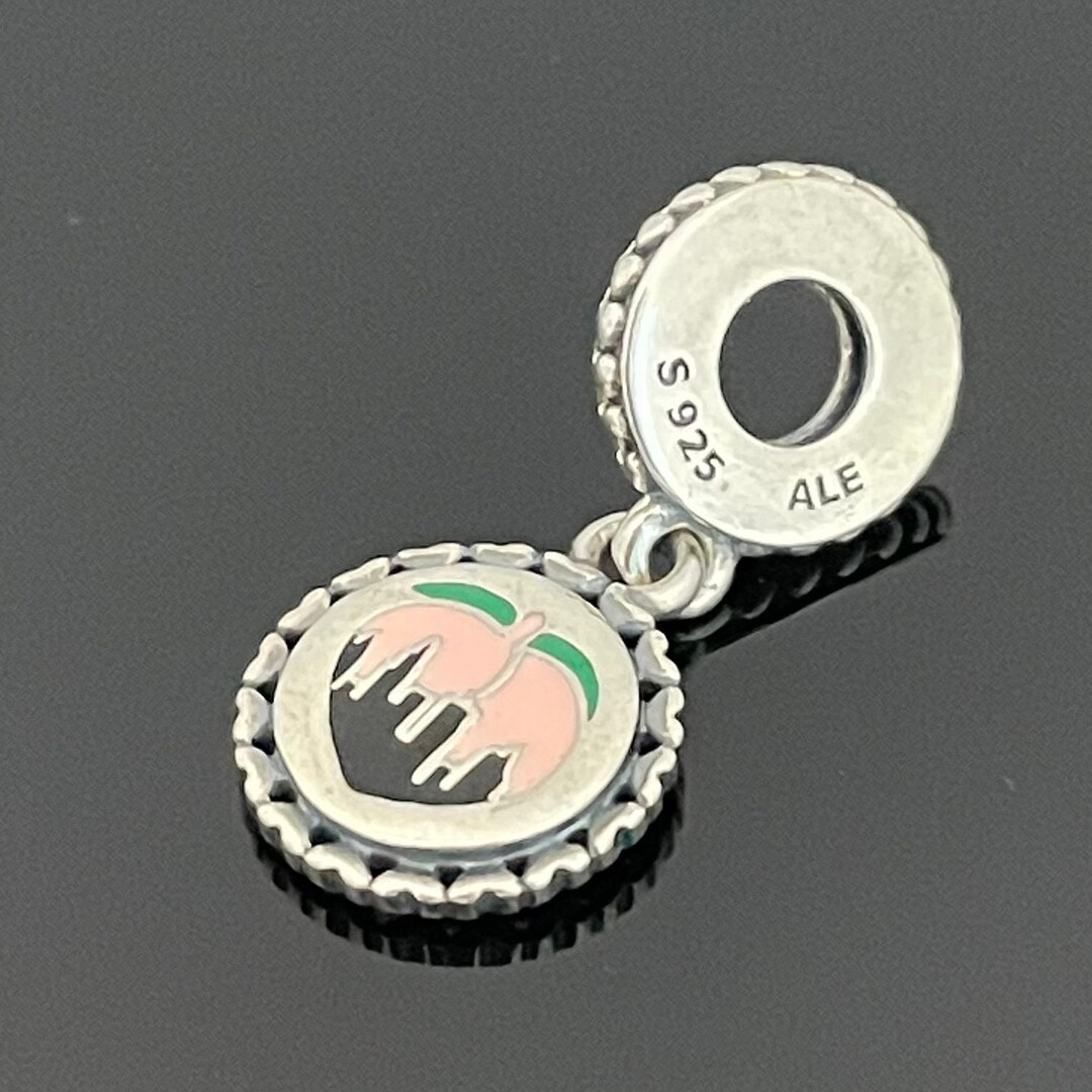Pandora Georgia Peach Dangle Charm Pendant |925 Jewelry | Women Jewelry ...