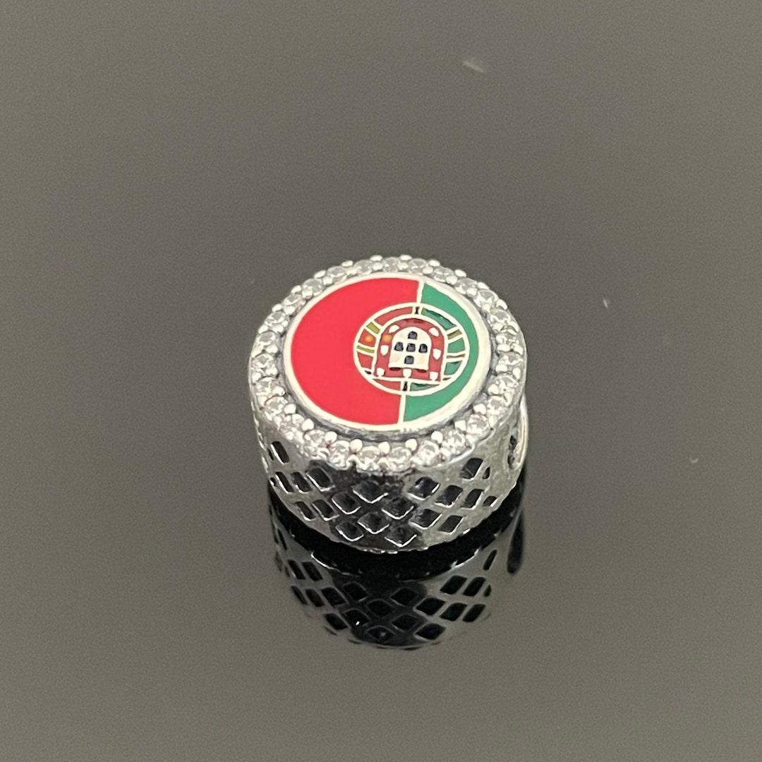 Pandora Portugal Flag Bead Charm | Country of Portugal Flag Charm ...