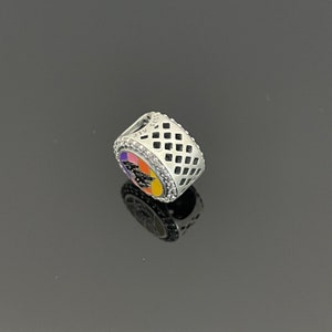 Pandora 100 Years of Wonder Magic Key Popcorn Bucket Charm Bead Charm ...