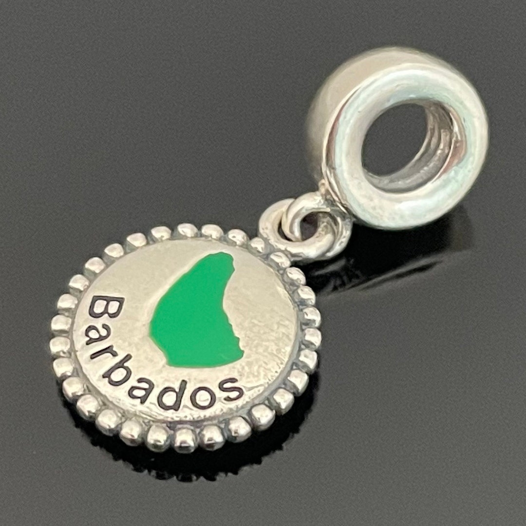 Pandora Barbados Map Exclusive Dangle Charm Pendant |925 Jewelry ...