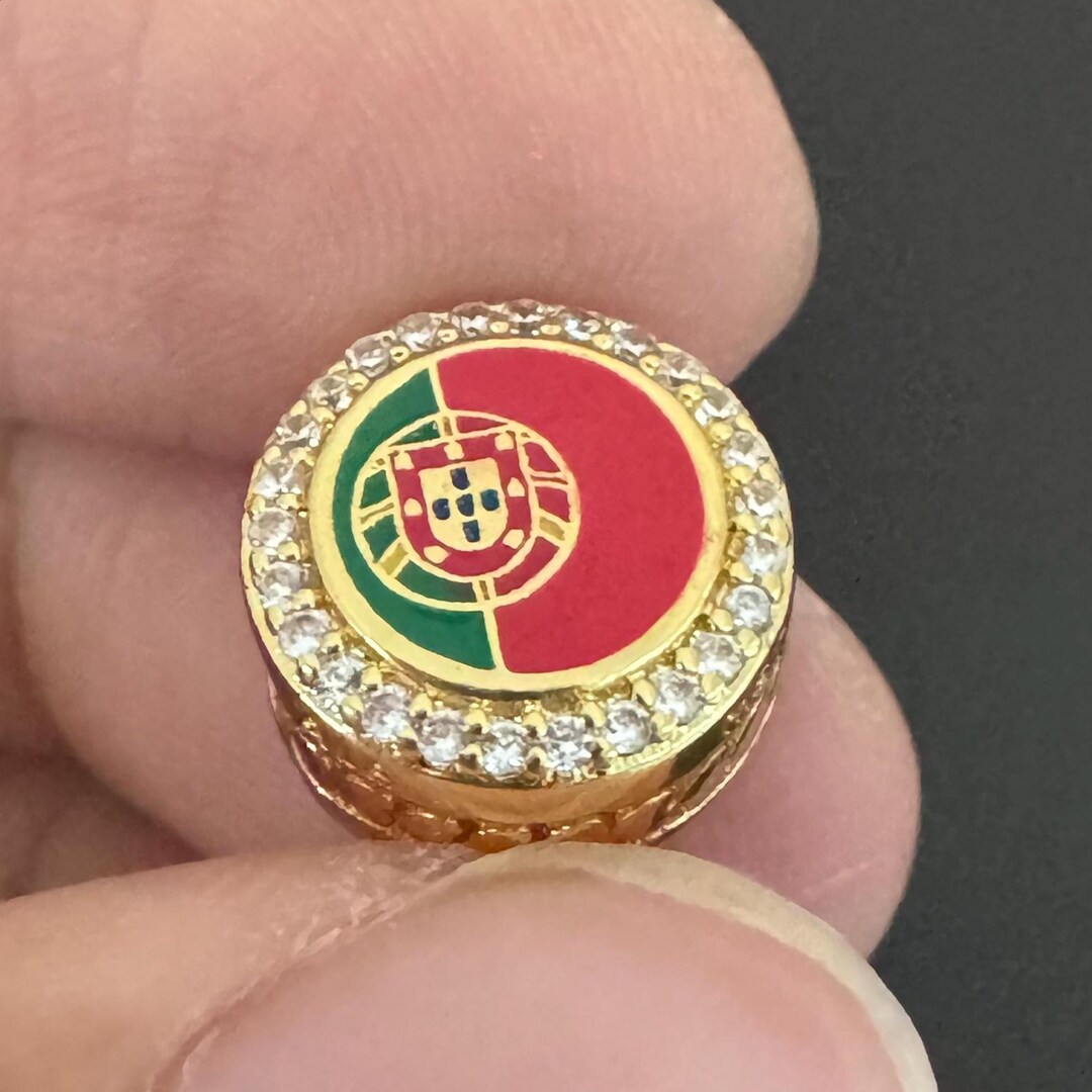 Gold 100% Authentic Pandora Portugal Flag Charm A Real 925 Sterling ...