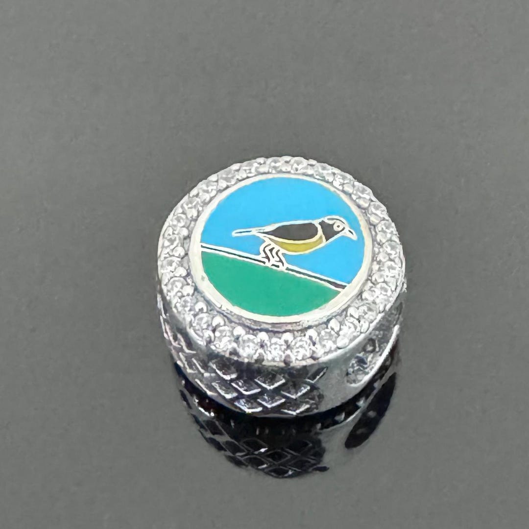 Authentic Pandora |exclusive Pandora USVI Bird Bead Charm |pandora ...