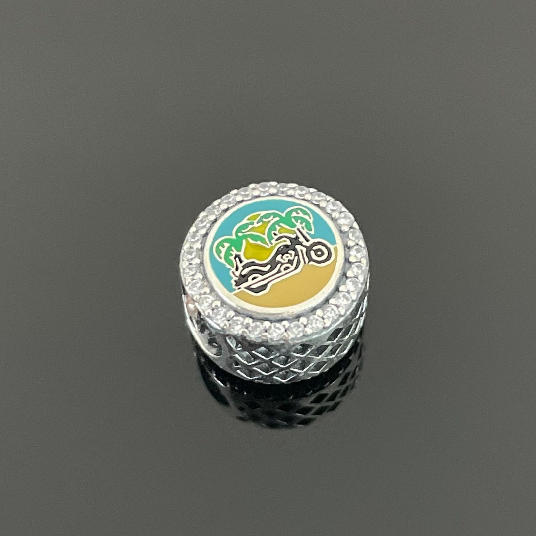 Authentic Pandora |pandora Daytona Beach FL Charm Motorcycle Bead Charm ...