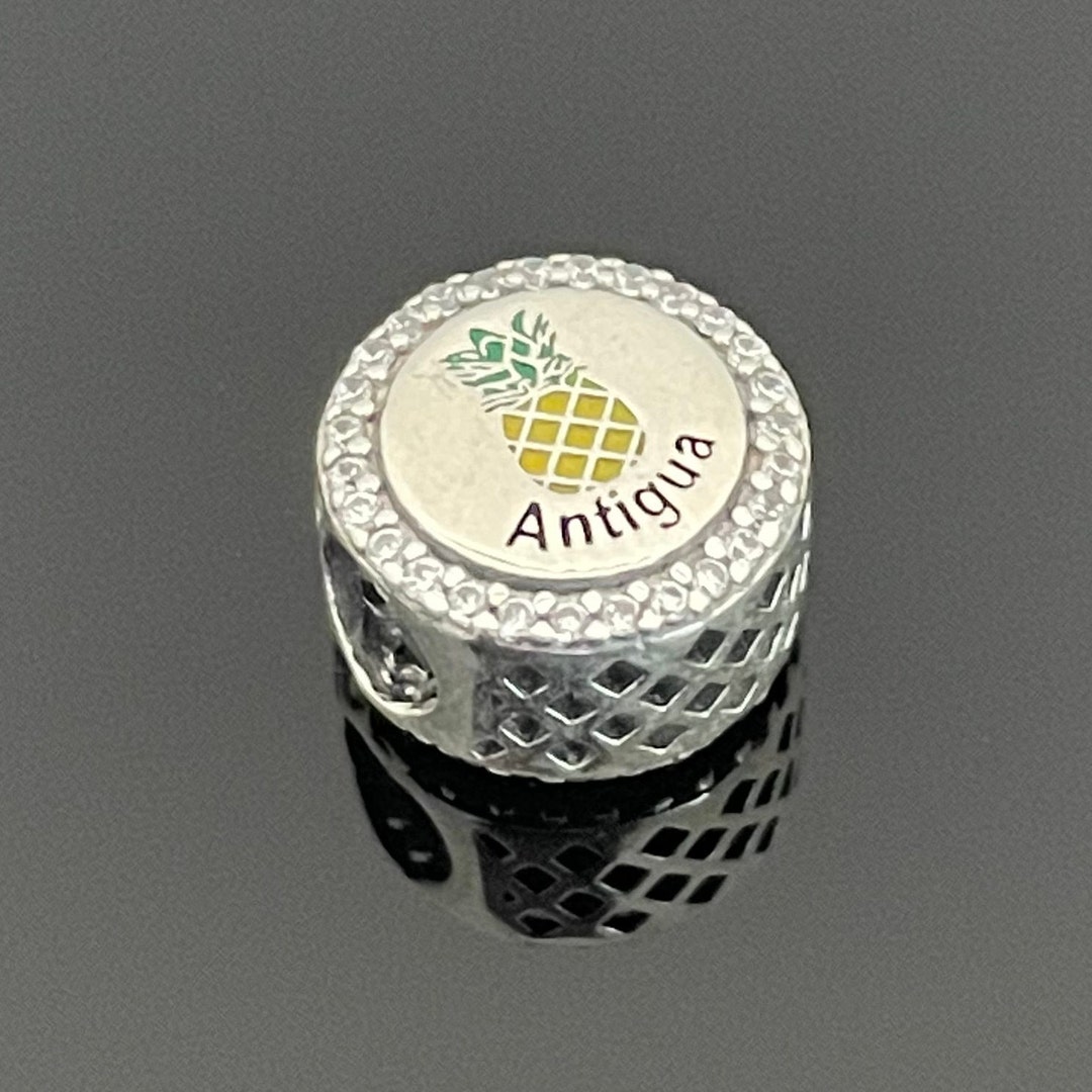 Pandora Antigua Charm Pineapple Beach Travel Pendant 925 Sterling ...