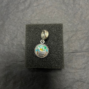 Pandora Engraved Bahamas Color Beach Coconut Trees Exclusive Charm ...