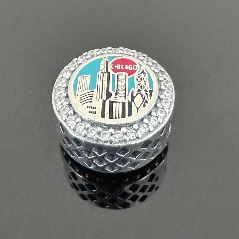 City of Chicago Charm - Etsy