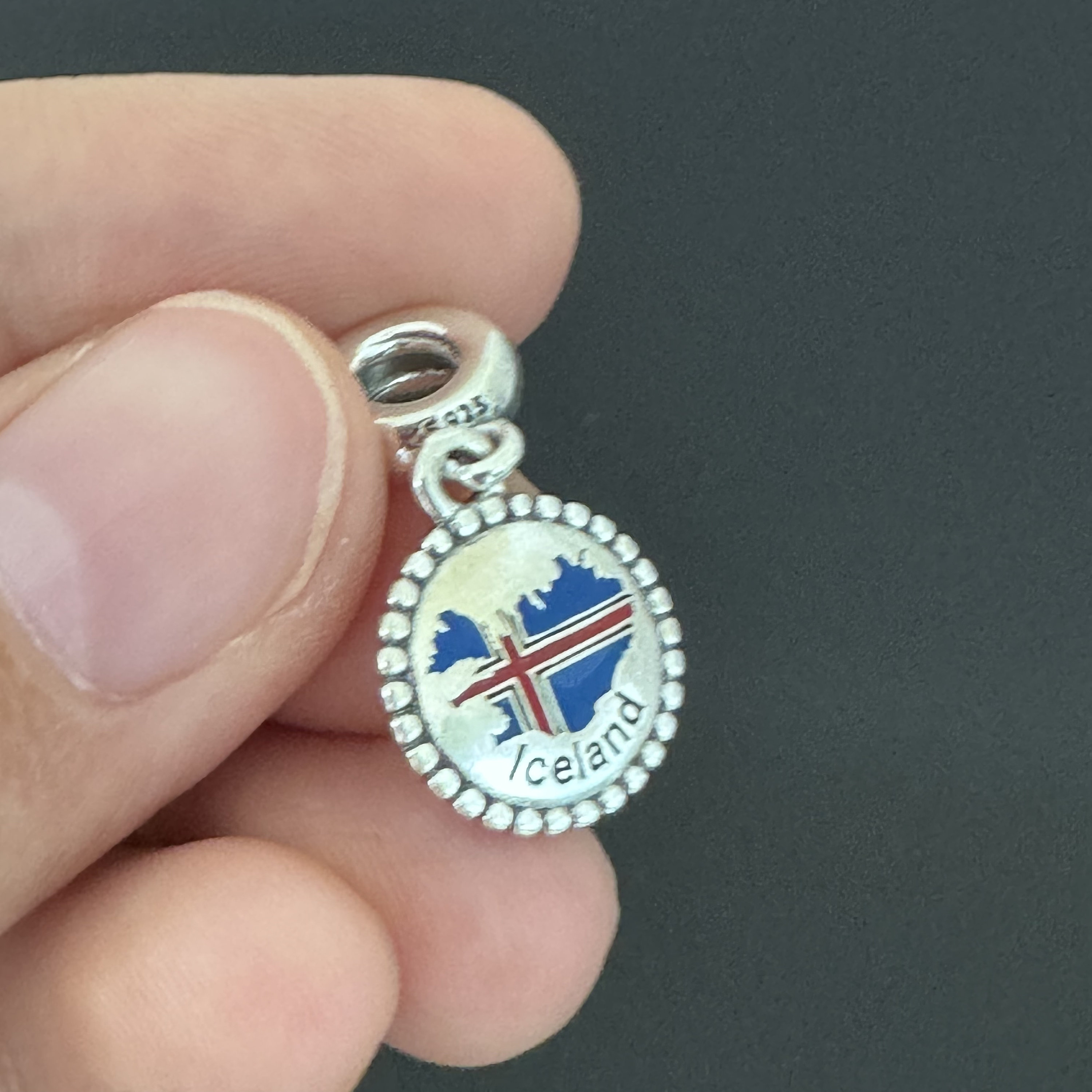Pandora Brand Charm |pandora ICELAND Map Dangle Charm| Pandora Charm|s ...
