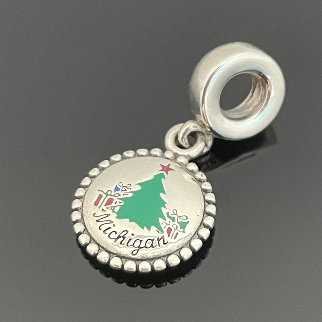 Pandora Merry Christmas Trees Charm Dangle Pendant, 925 Jewelry ...