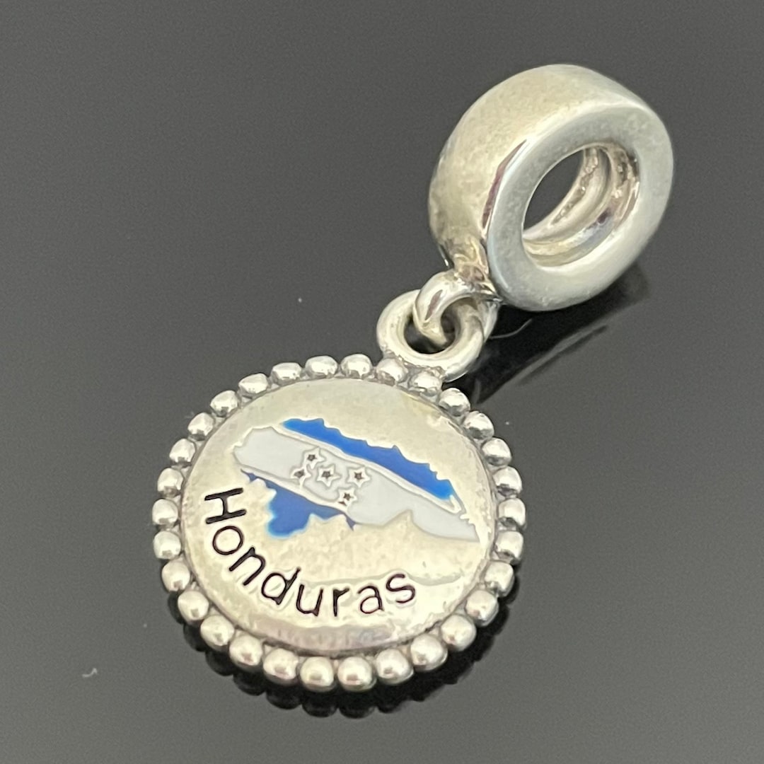 Pandora Honduras Map Exclusive Charm | Charm for Bracelet and Necklace ...