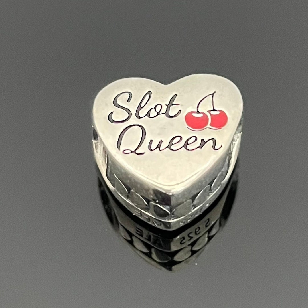 Pandora Vegas Slot Queen Heart Charm Las Vegas Exclusive Lucky Luck ...
