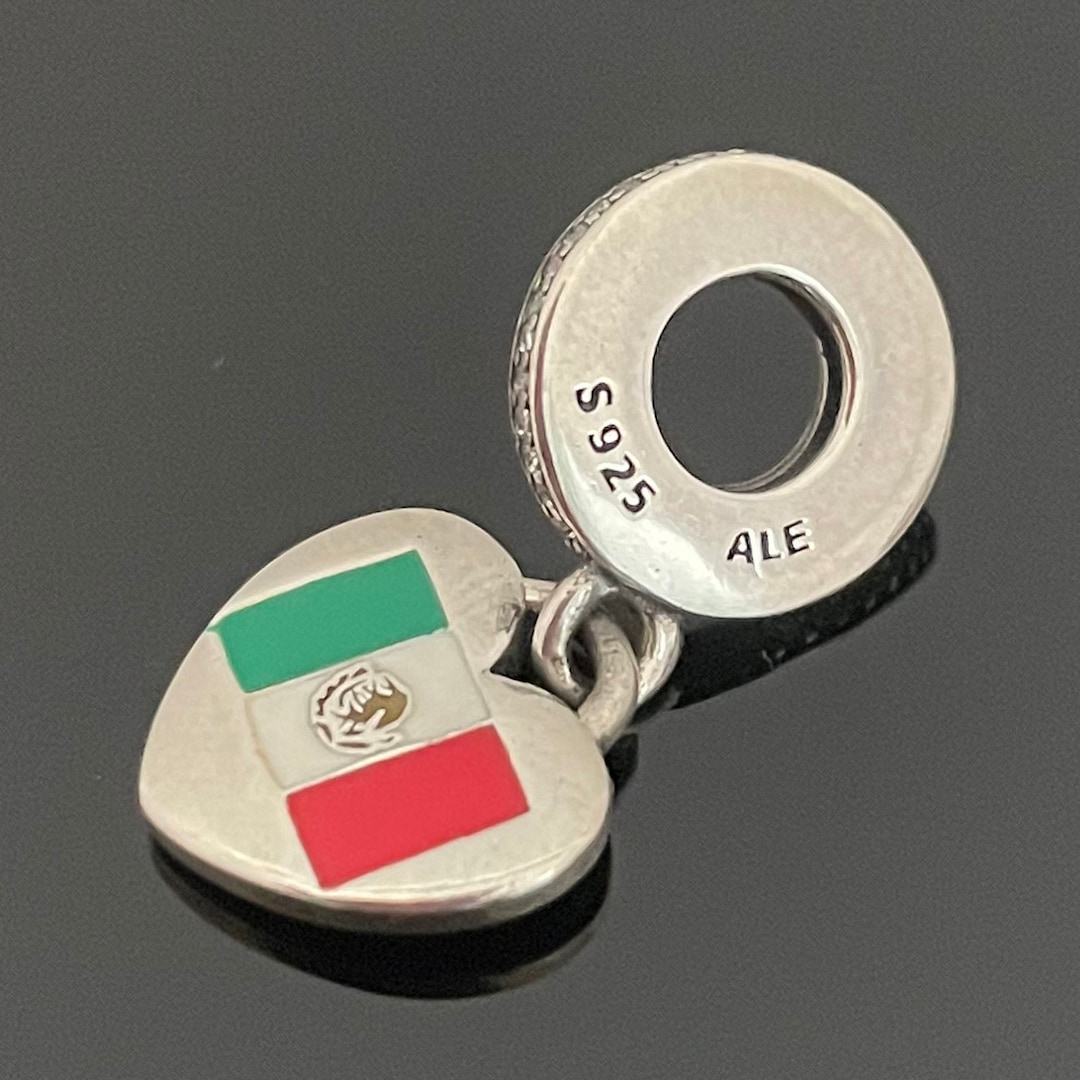 Pandora I Love Mexico Exclusive Charm Pendant,real 925 Sterling Silver ...