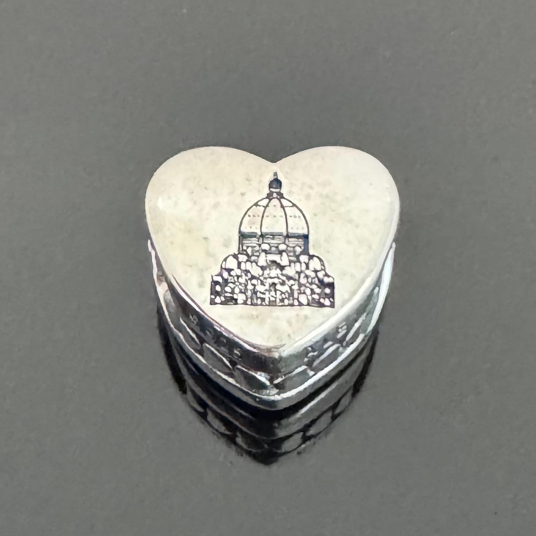 Pandora FIRENZE Sterling Silver Heart Charm | Charm for Bracelet and ...