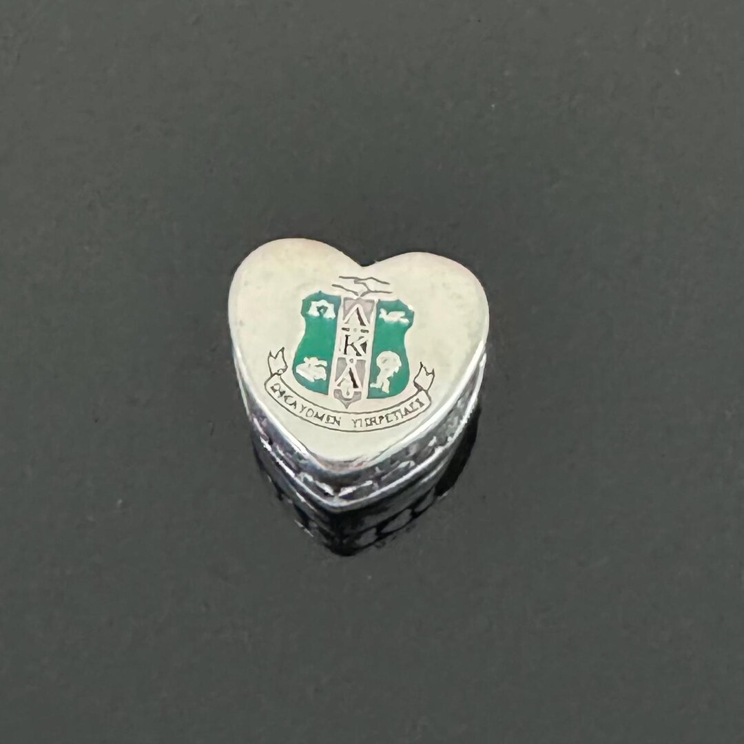 Authentic Pandora A.K.A Heart Charm |gift for Her | Pandora Flag Charm ...