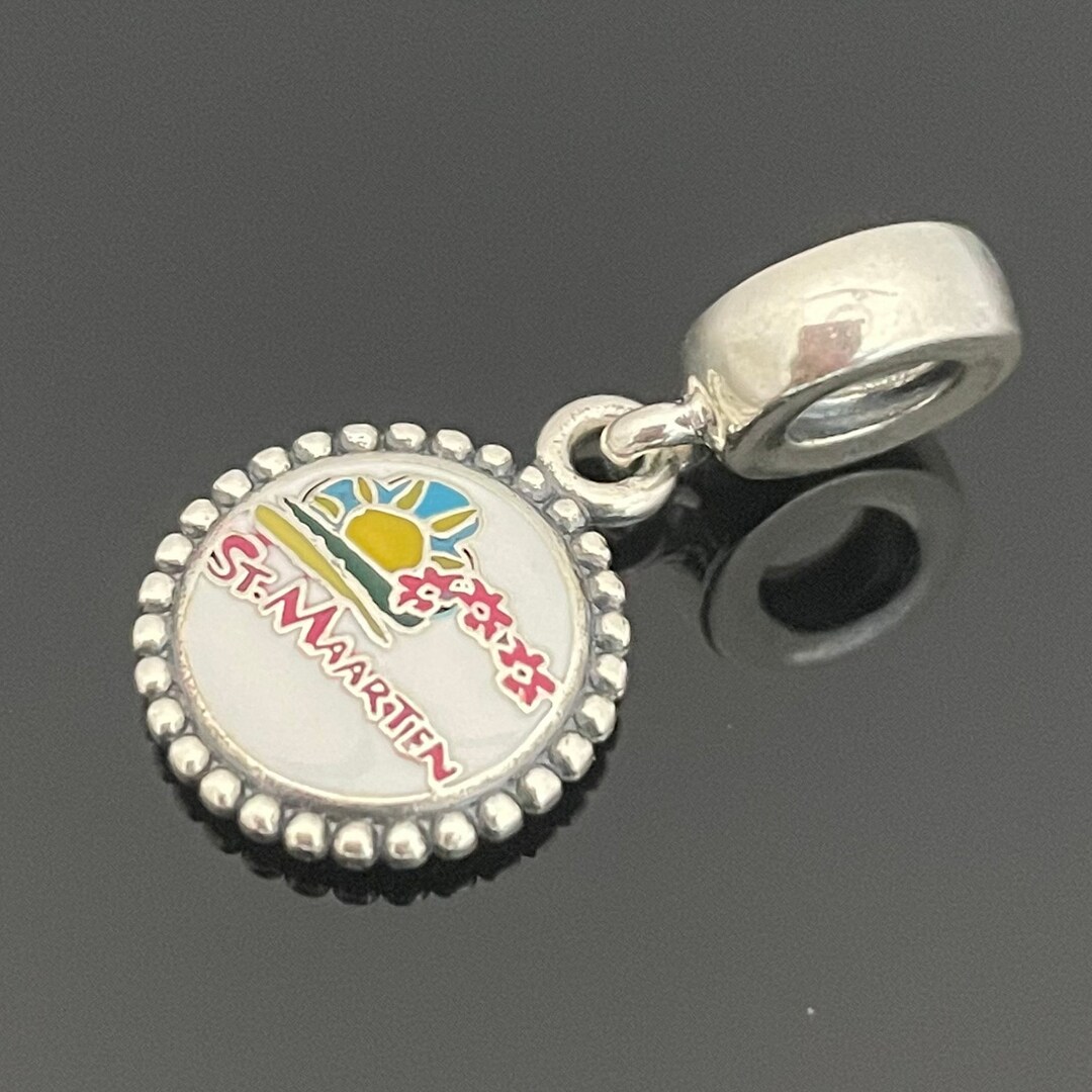 Pandora St Maarten Exclusive Dangle Charm Pendant 925 - Etsy