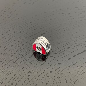 Pandora Peru Flag Dangle Charm,heart Bead Charm Pendant | 925 Jewelry ...