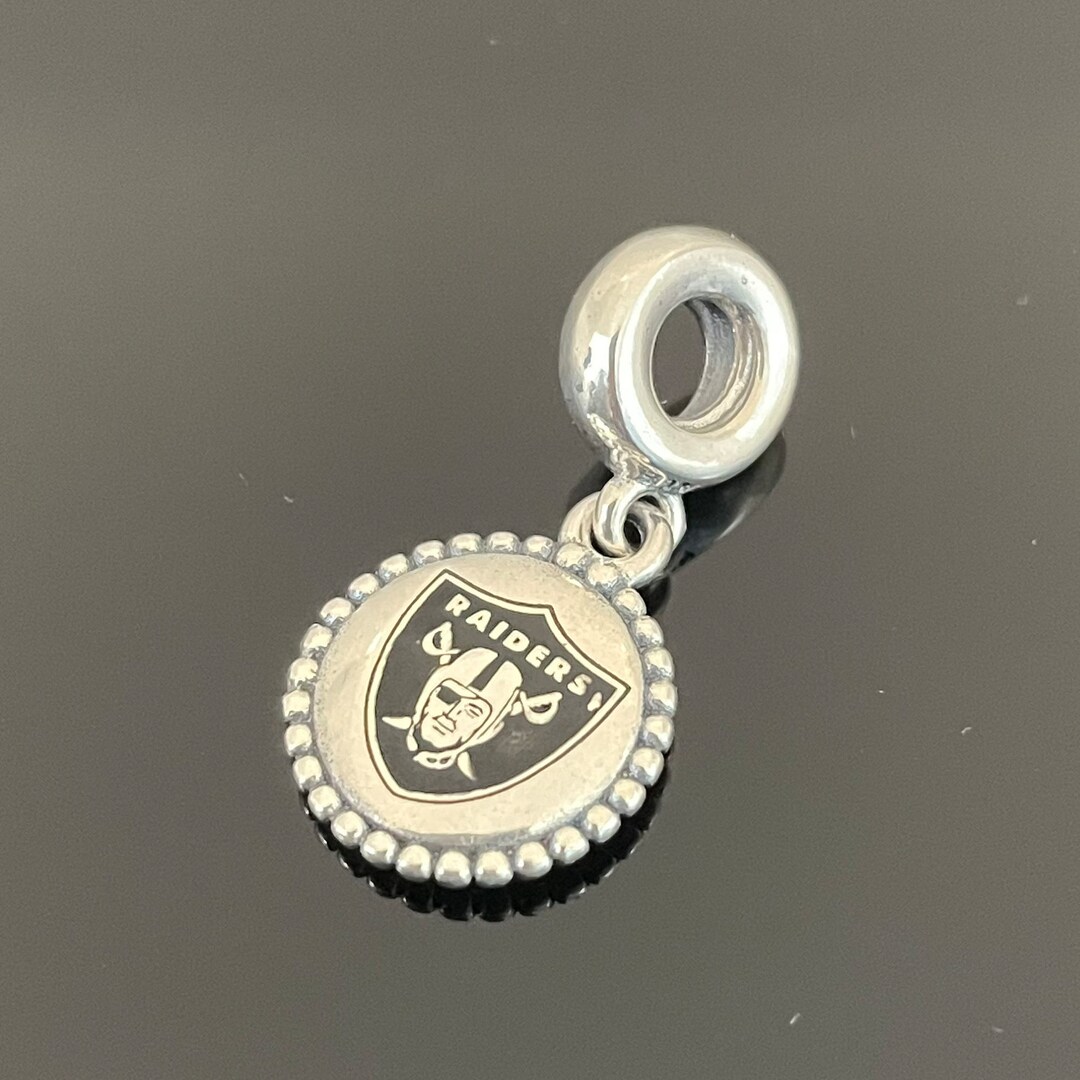 Pandora Las Vegas Raiders Football Helmet Dangle Charm | Actual Pandora ...
