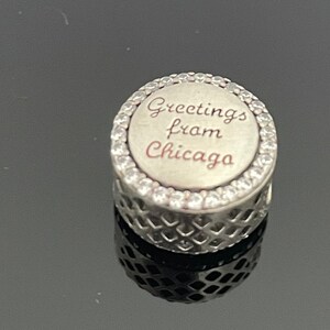 Authentic Pandora Charm | Pandora Greetings Farm Chicago Charm | Charm ...