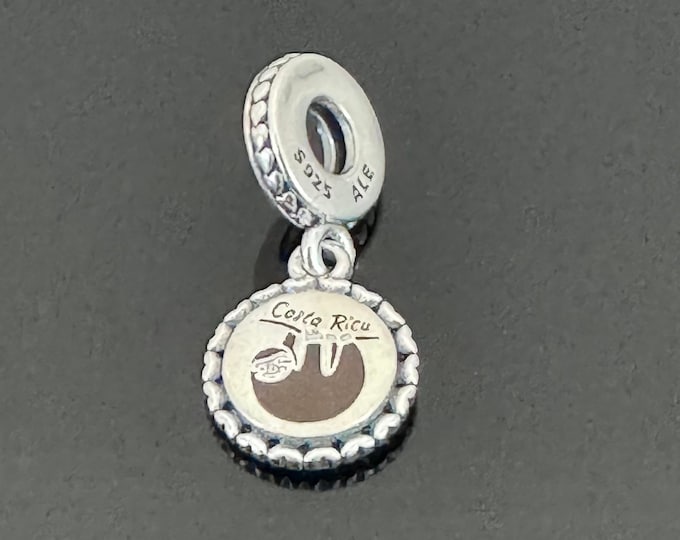 Genuine Pandora Brand Charm |pandora Costa Rica Sloth Dangle Charm ...
