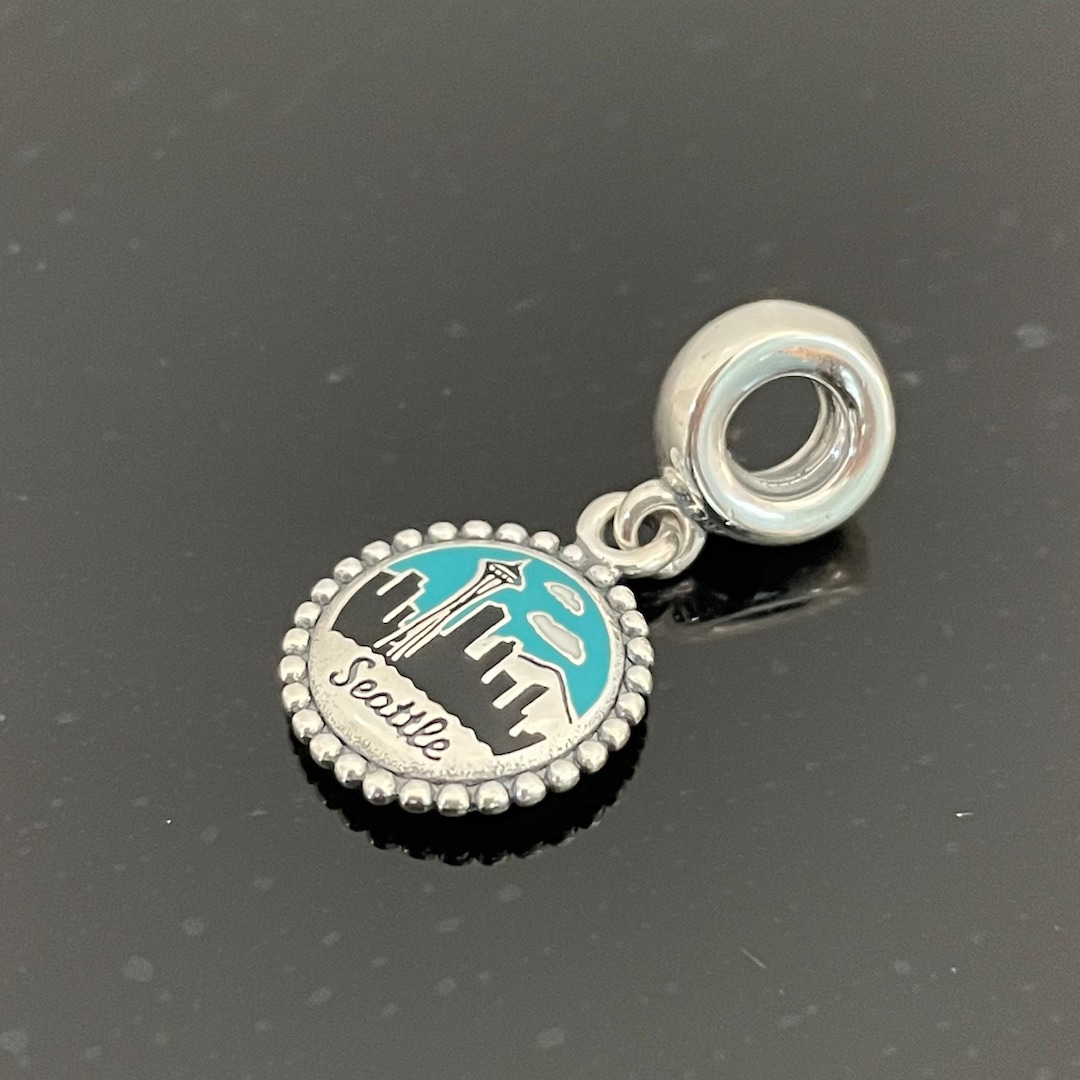 Pandora Seattle Charm Seattle Skyline Charm Travel Themed Charm |925 ...
