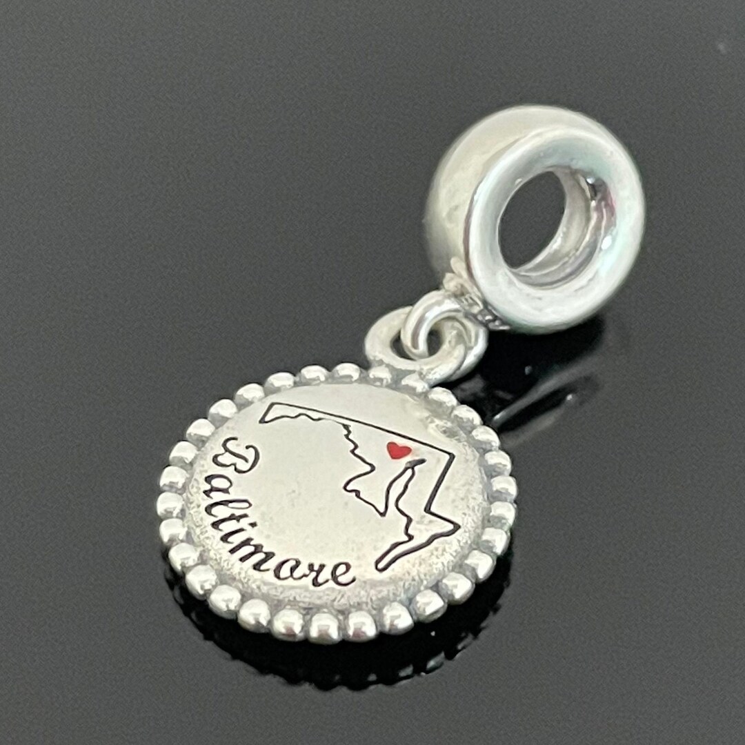 Authentic Pandora Map Charm | Charm for Pandora Bracelet | Mother’s Day ...