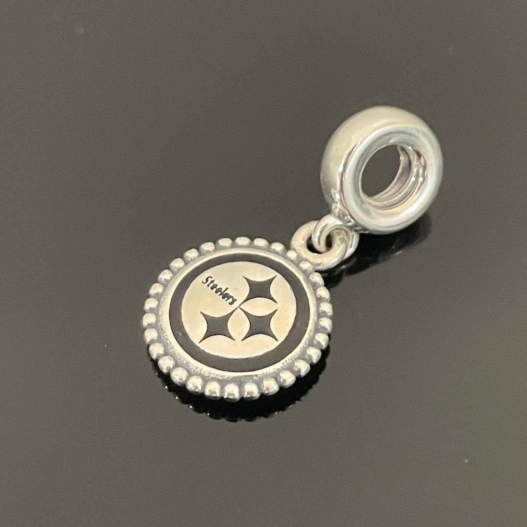 Genuine Pandora Brand Charm |pandora Pittsburgh Steelers Dangle Charm ...