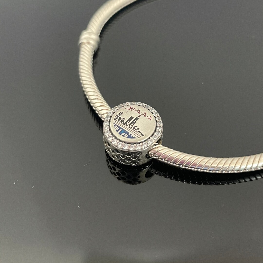 Pandora Greetings Farm Chicago Charm | Charm for Bracelet and Necklace ...