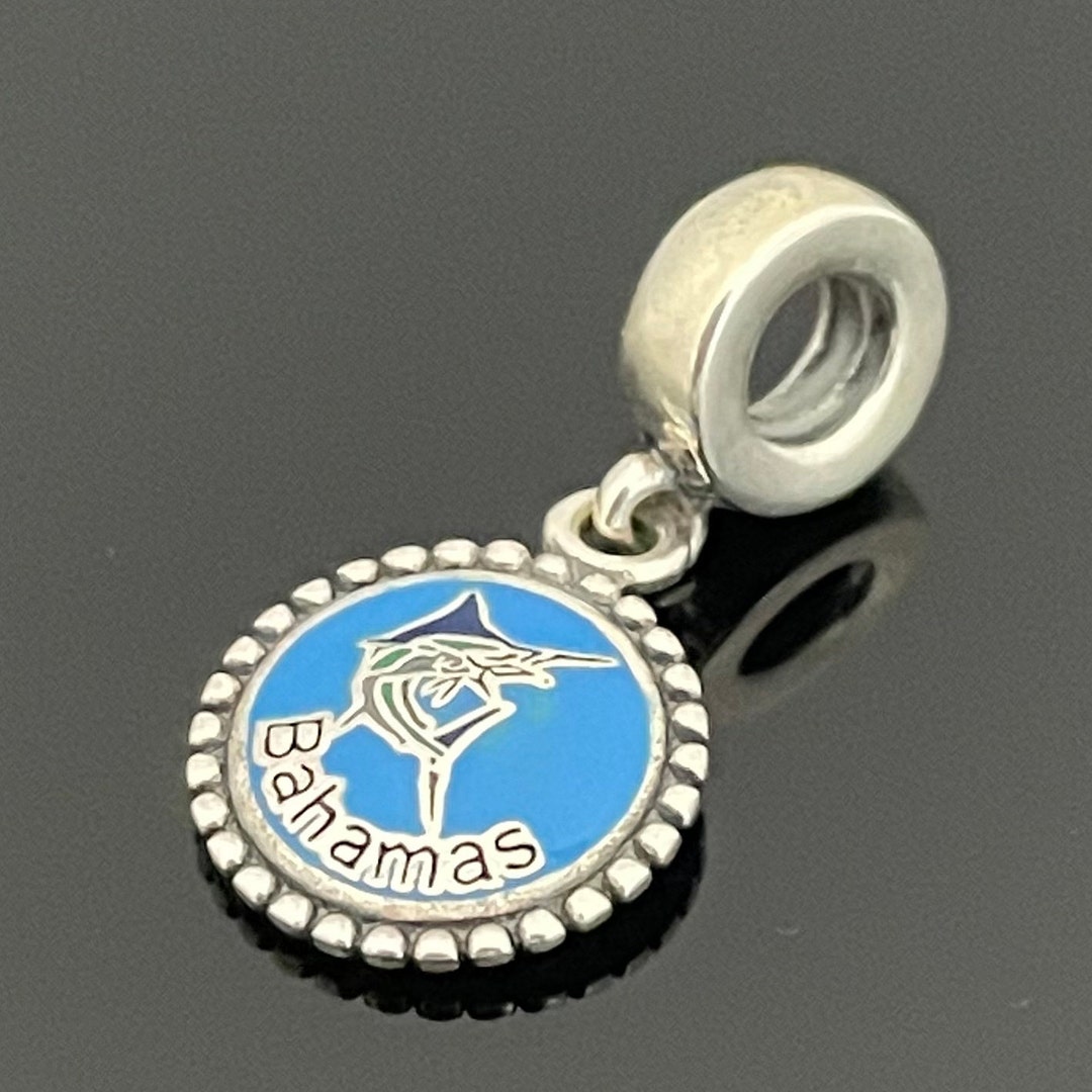 Pandora Bahamas Exclusive Blue Marlin Dangle Charm | Charm for Pandora ...