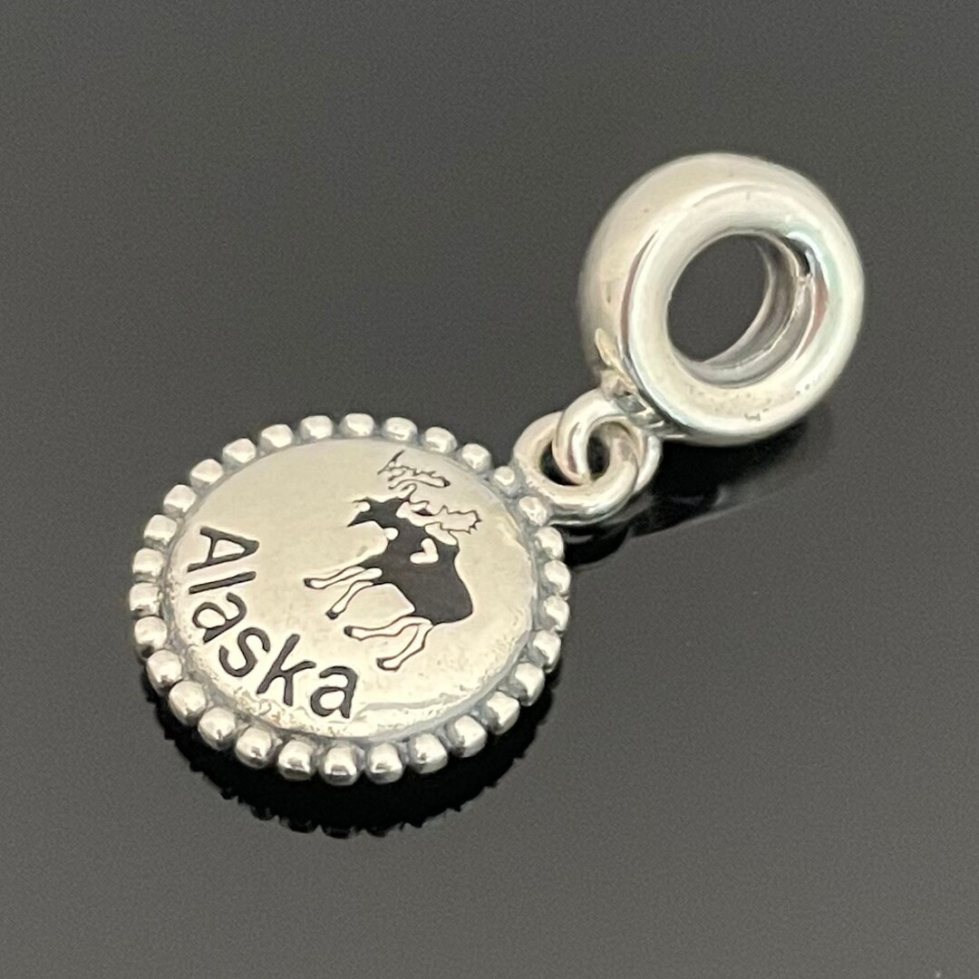 Pandora Alaska Exclusive Dangle Charm Moose Travel Pendant |925 Jewelry ...