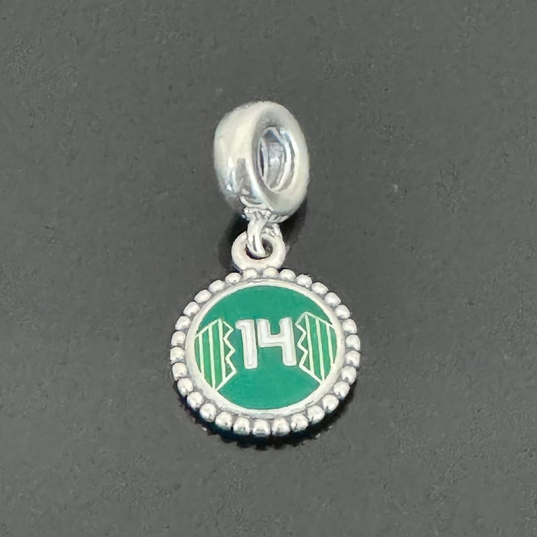 Pandora 14 Engraving Mexico Soccer Jersey Dangle Charm | 925 Jewelry ...