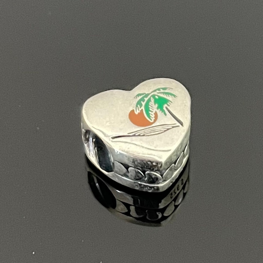 Pandora Spain Beach Travel Exclusive Heart Dangle Charm Pendant ...