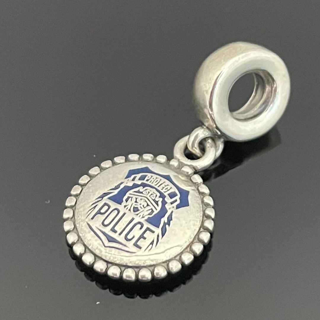 Pandora Police Badge Exclusive Charm Dangle Pendant | 925 Jewelry ...