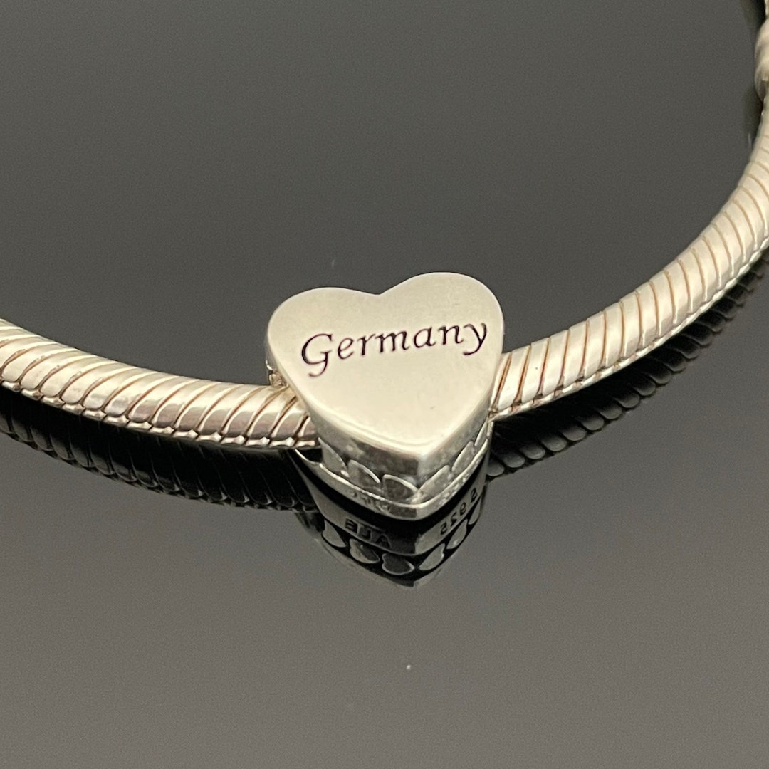 Authentic Pandora Germany Heart Exclusive Charm | Pandora Heart Charm ...